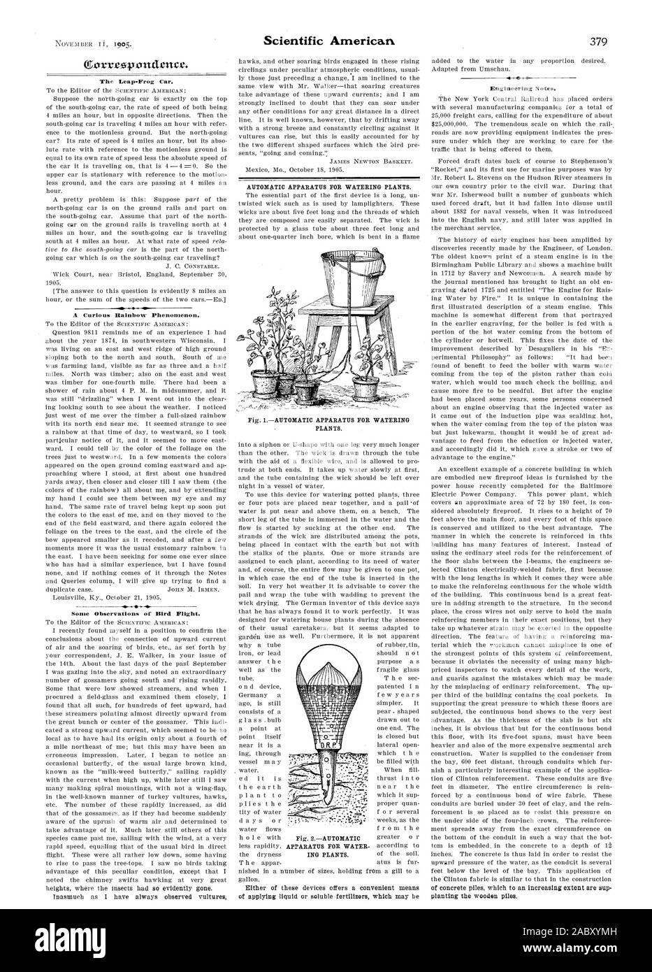 The Leap-Frog Car. A Curious Rainbow Phenomenon. Some Observations of ...