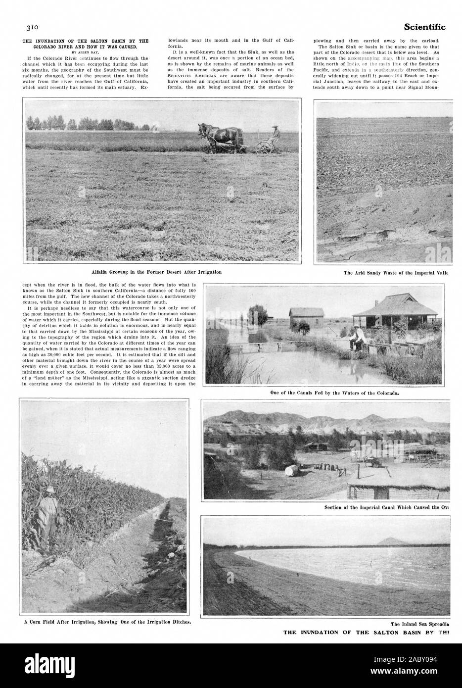 THE INUNDATION OF THE SALTON BASIN BY THE COLORADO RIVER AND HOW IT WAS ...
