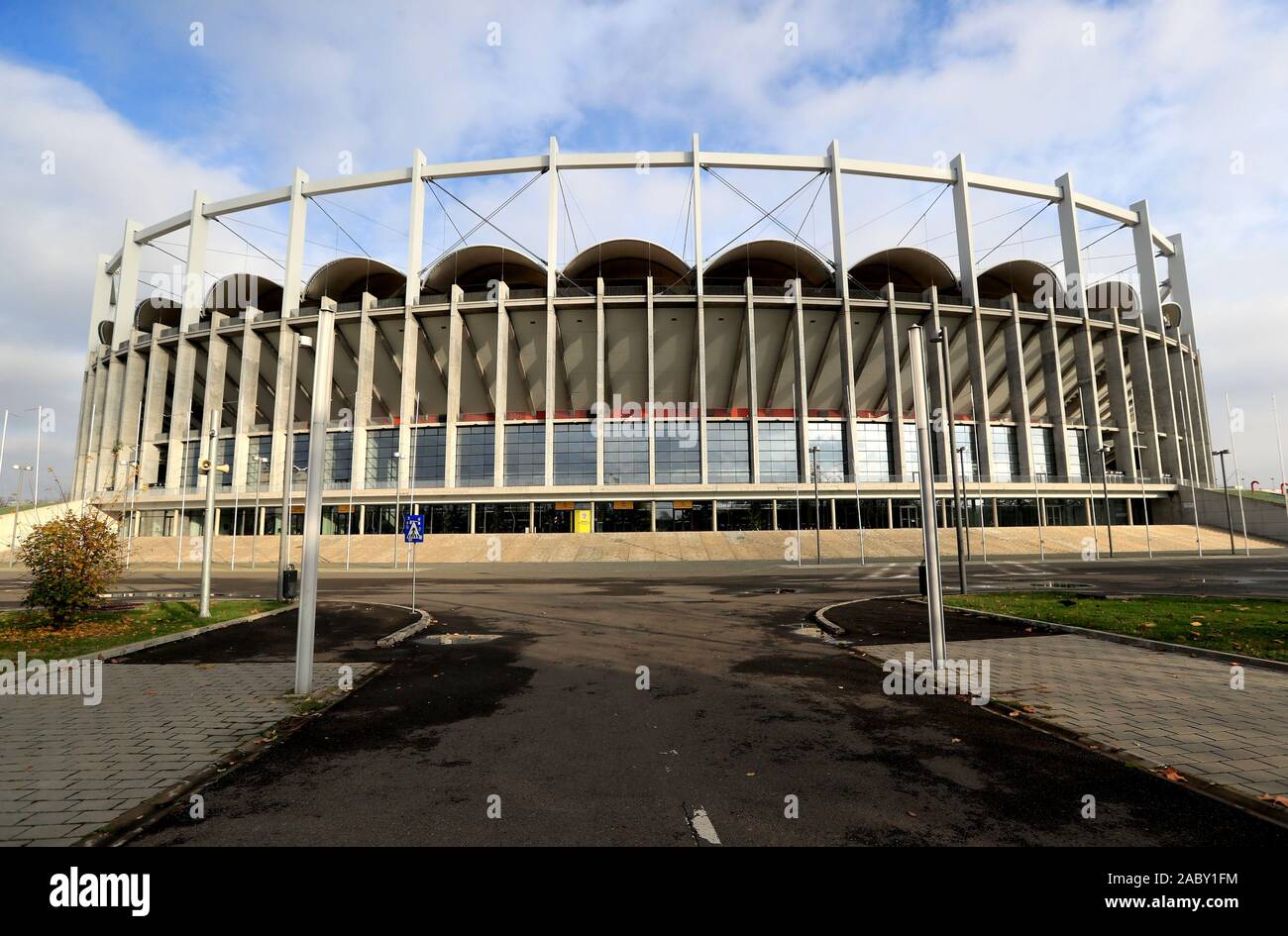 General view of national arena in bucharest hi-res stock photography ...