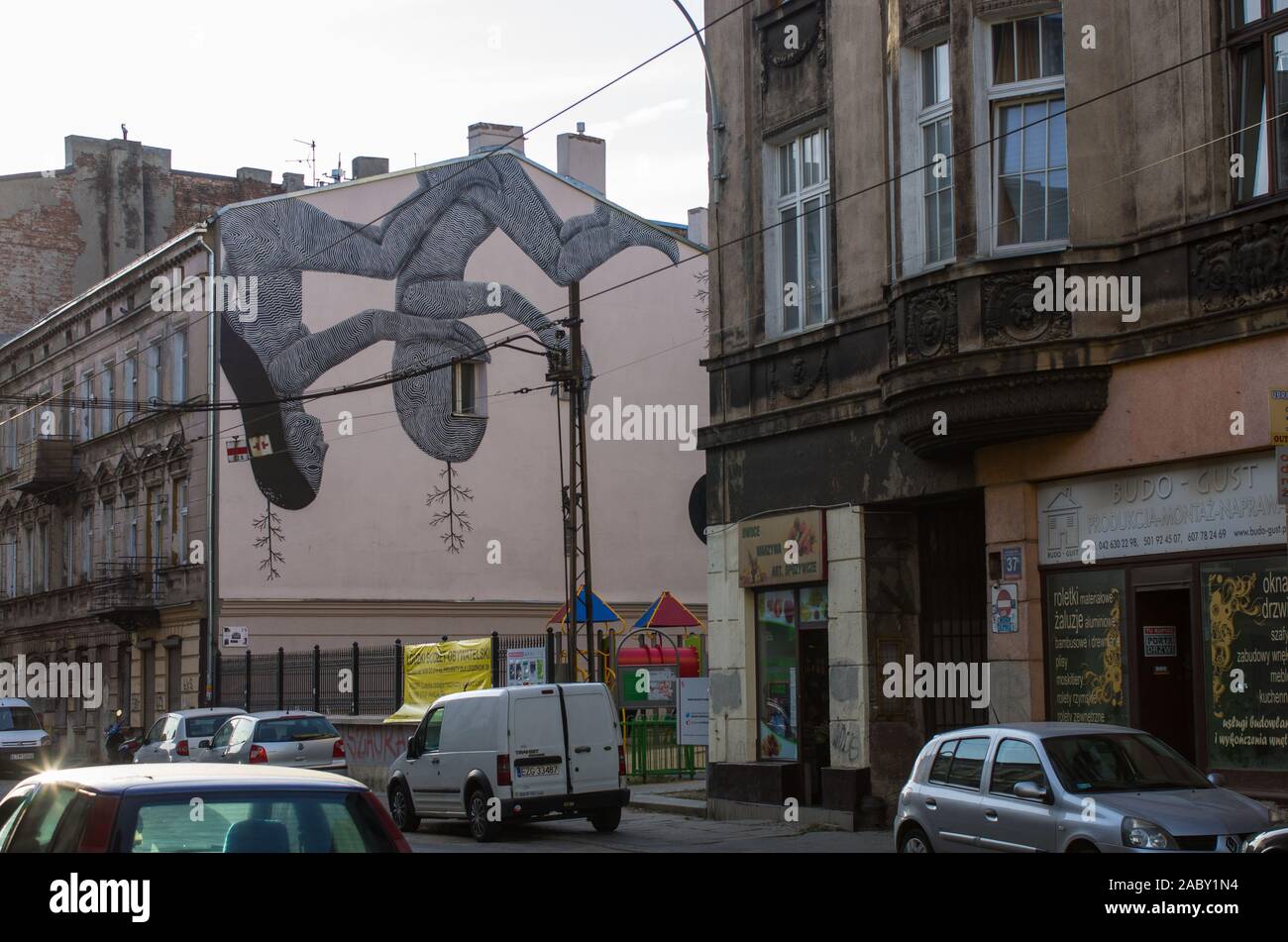 Lodz graffiti hi-res stock photography and images - Alamy