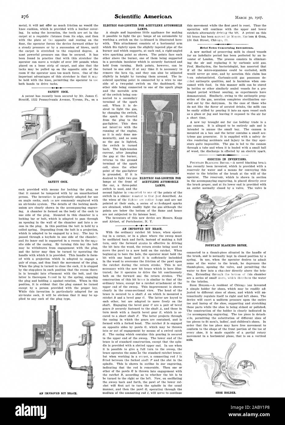 Brief notes concerning inventions hi-res stock photography and images ...