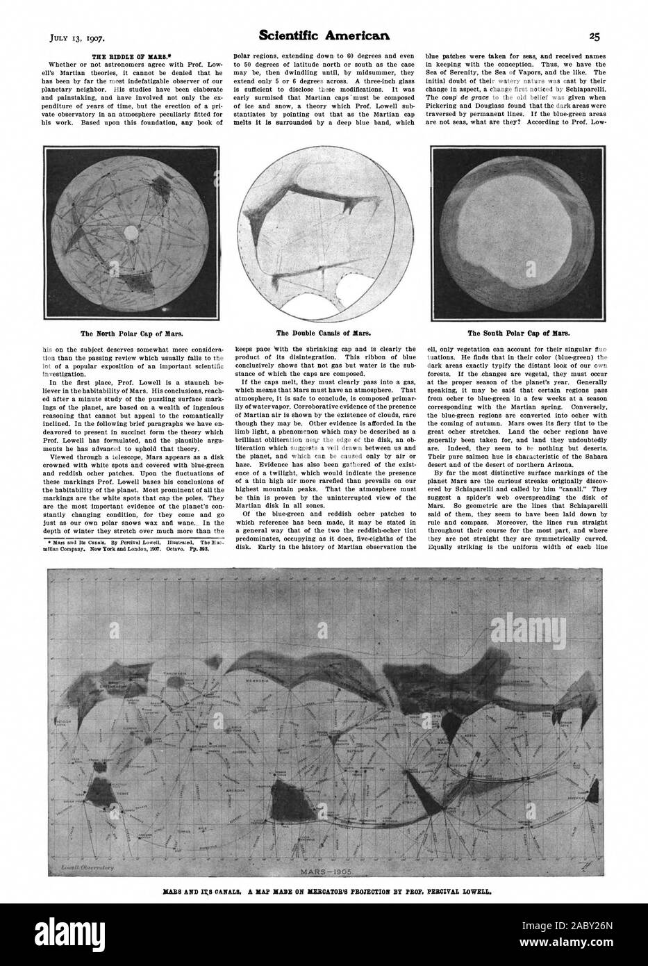 Mars canals hi-res stock photography and images - Alamy