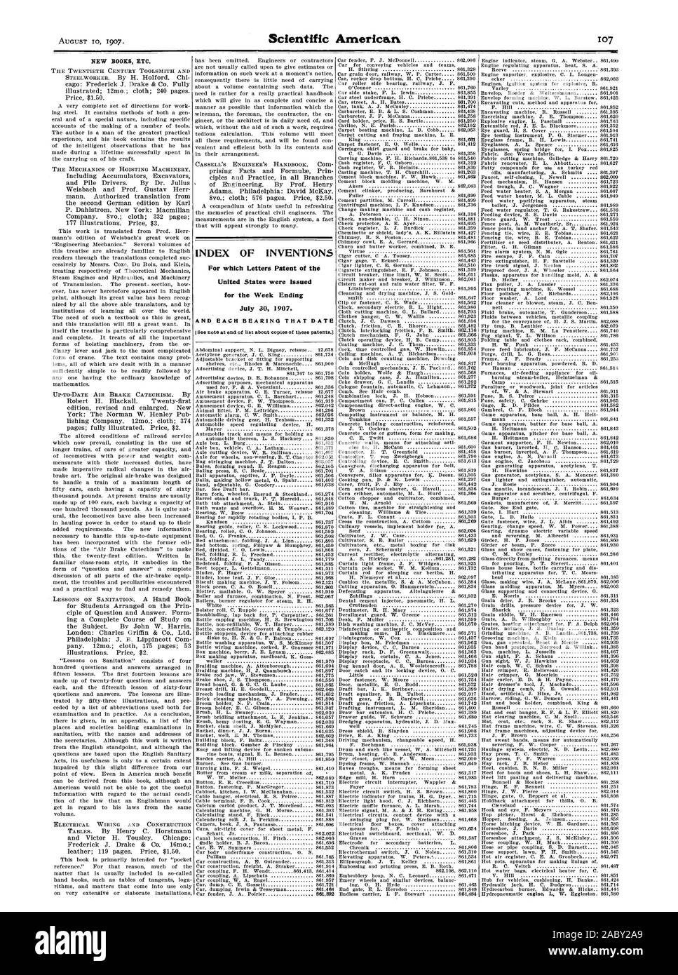 10 july 1907 hi-res stock photography and images - Alamy