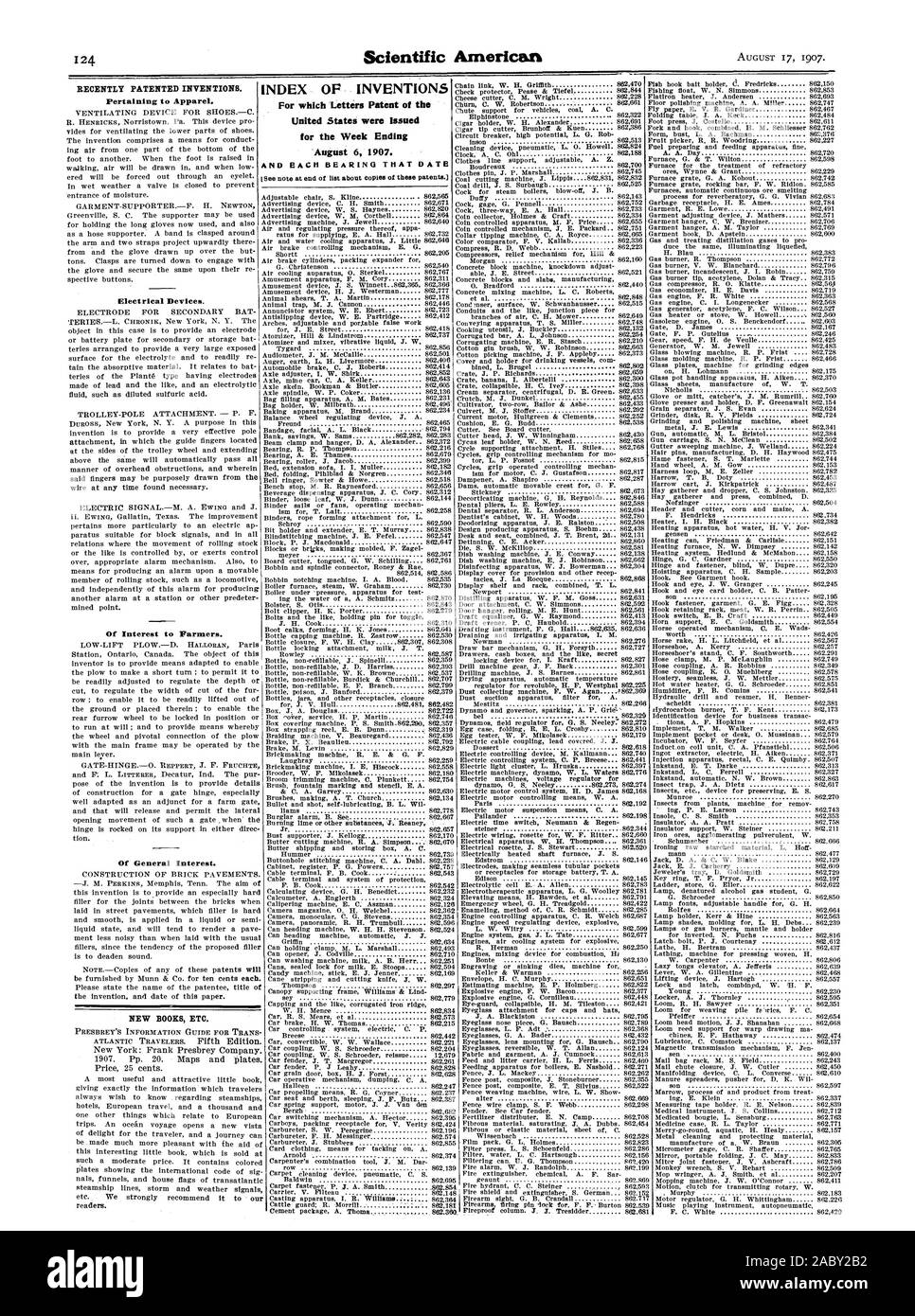 Each bearing that date recently patented inventions hi-res stock ...