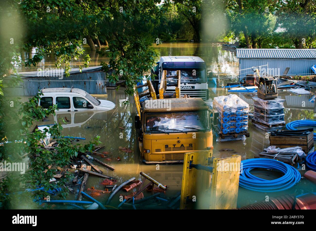 Poland floods hi-res stock photography and images - Alamy