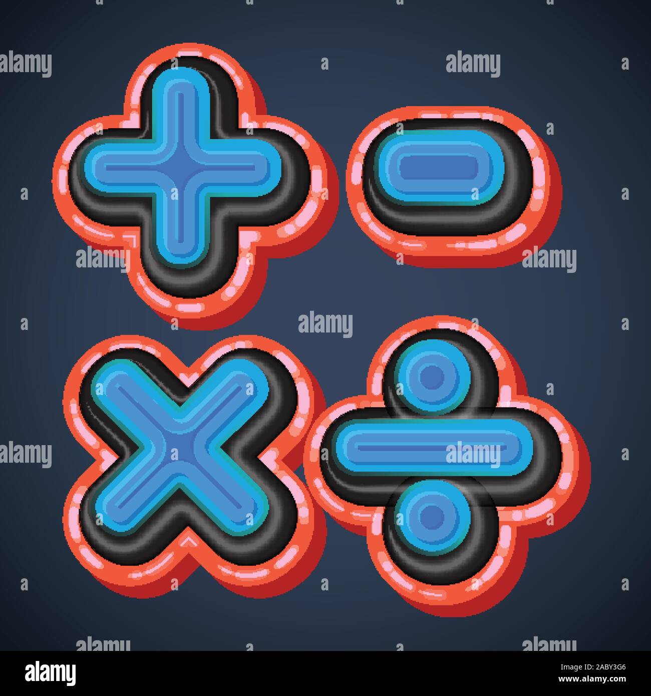 Comic font character, vector Stock Vector Image & Art - Alamy