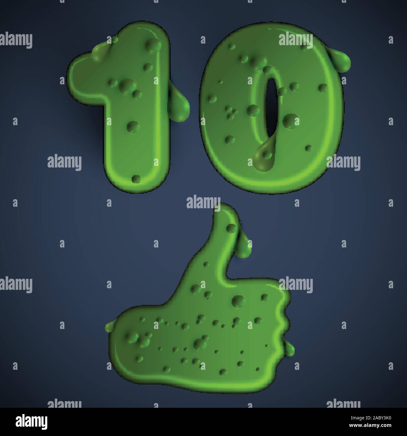 Green slime like, vector Stock Vector Image & Art - Alamy