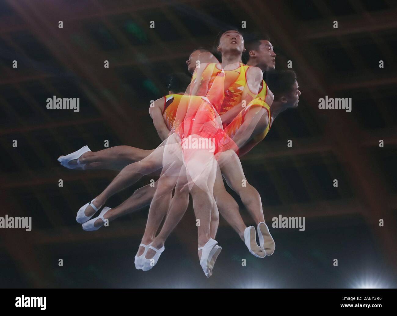 Tokyo, Japan. 29th Nov, 2019. Dong Dong of China competes during the ...
