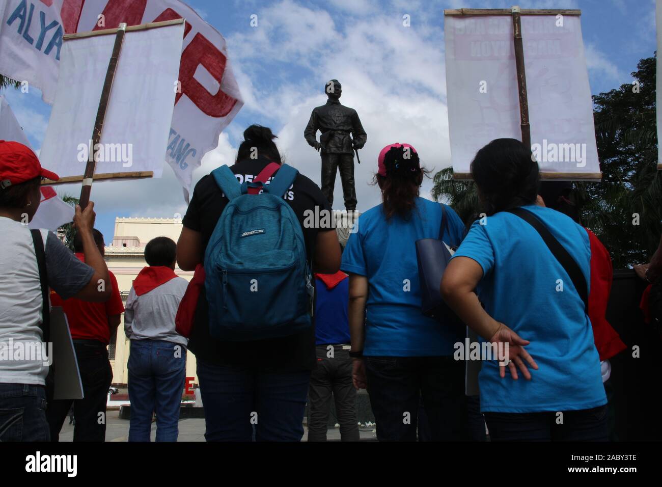 Manila, Philippines. 29th Nov, 2019. On the eve of the 156th Bonifacio ...