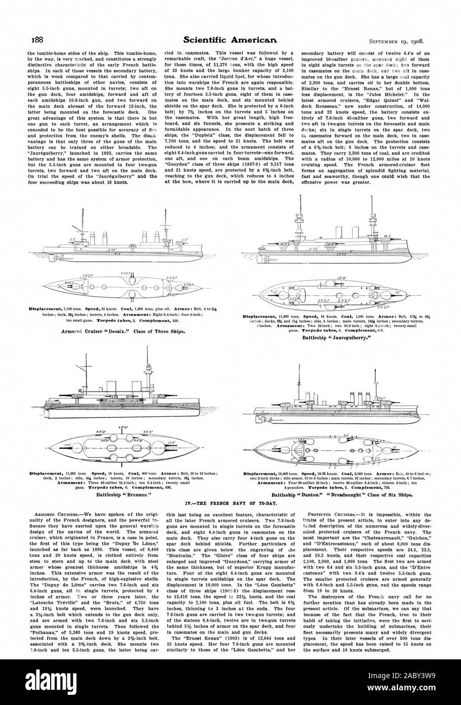 scientific american, 1908-09-19 Stock Photo - Alamy