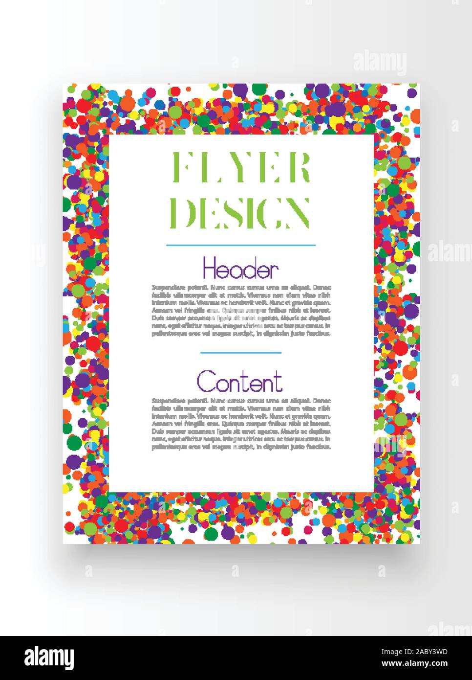 Colorful template/poster design, vector Stock Vector Image & Art - Alamy