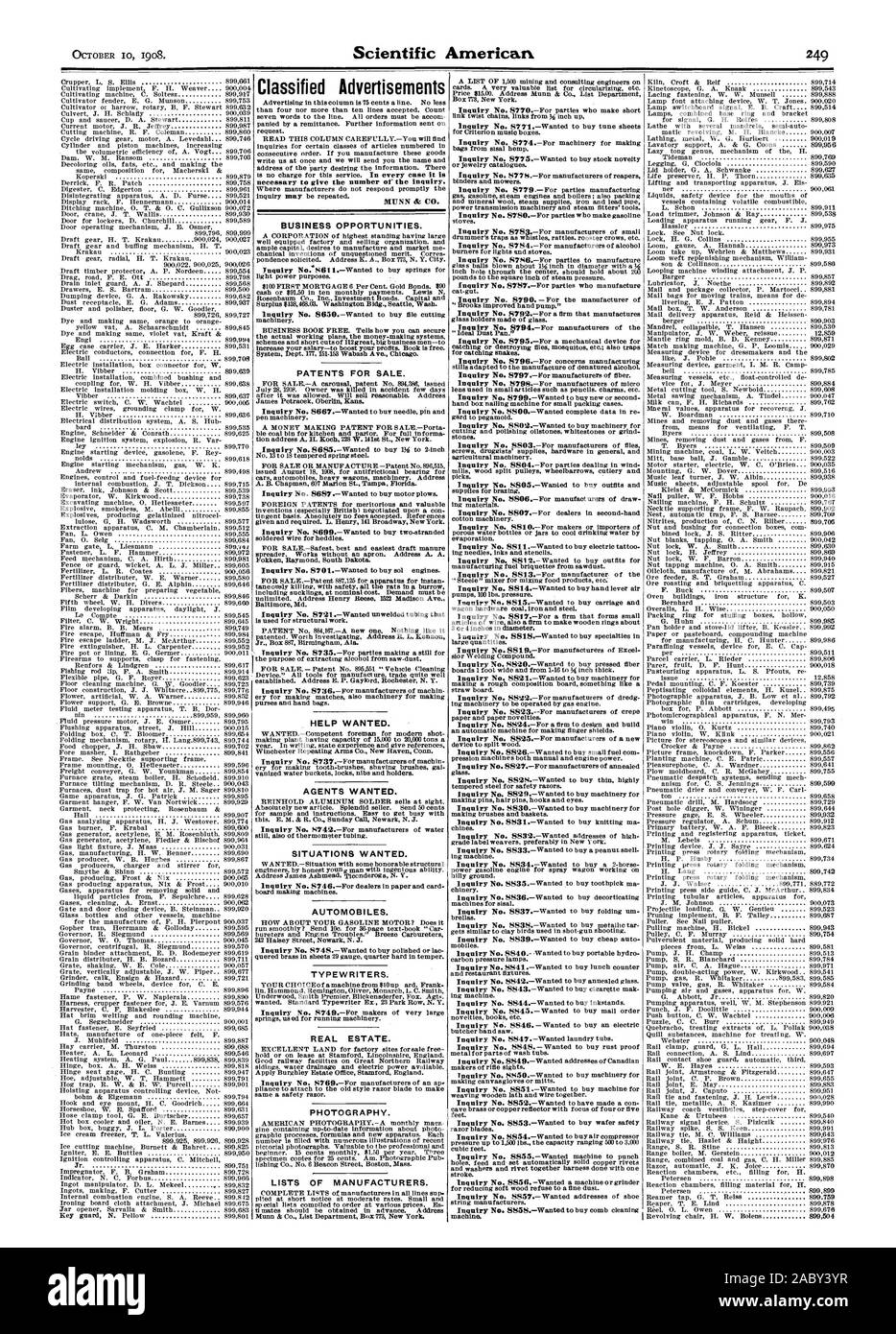 Classified advertisements necessary Cut Out Stock Images & Pictures - Alamy