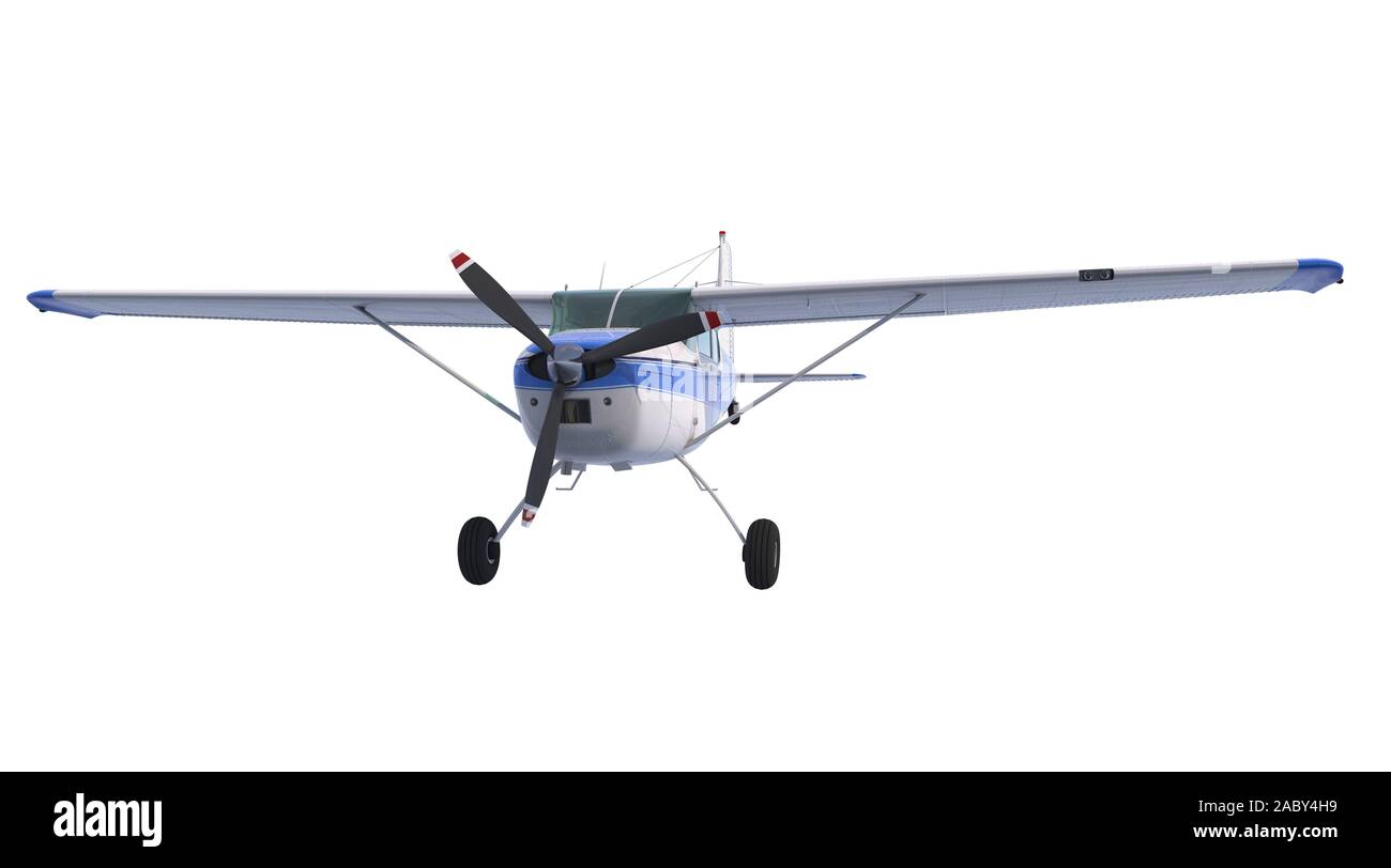 Propeller on light aircraft Cut Out Stock Images & Pictures - Alamy