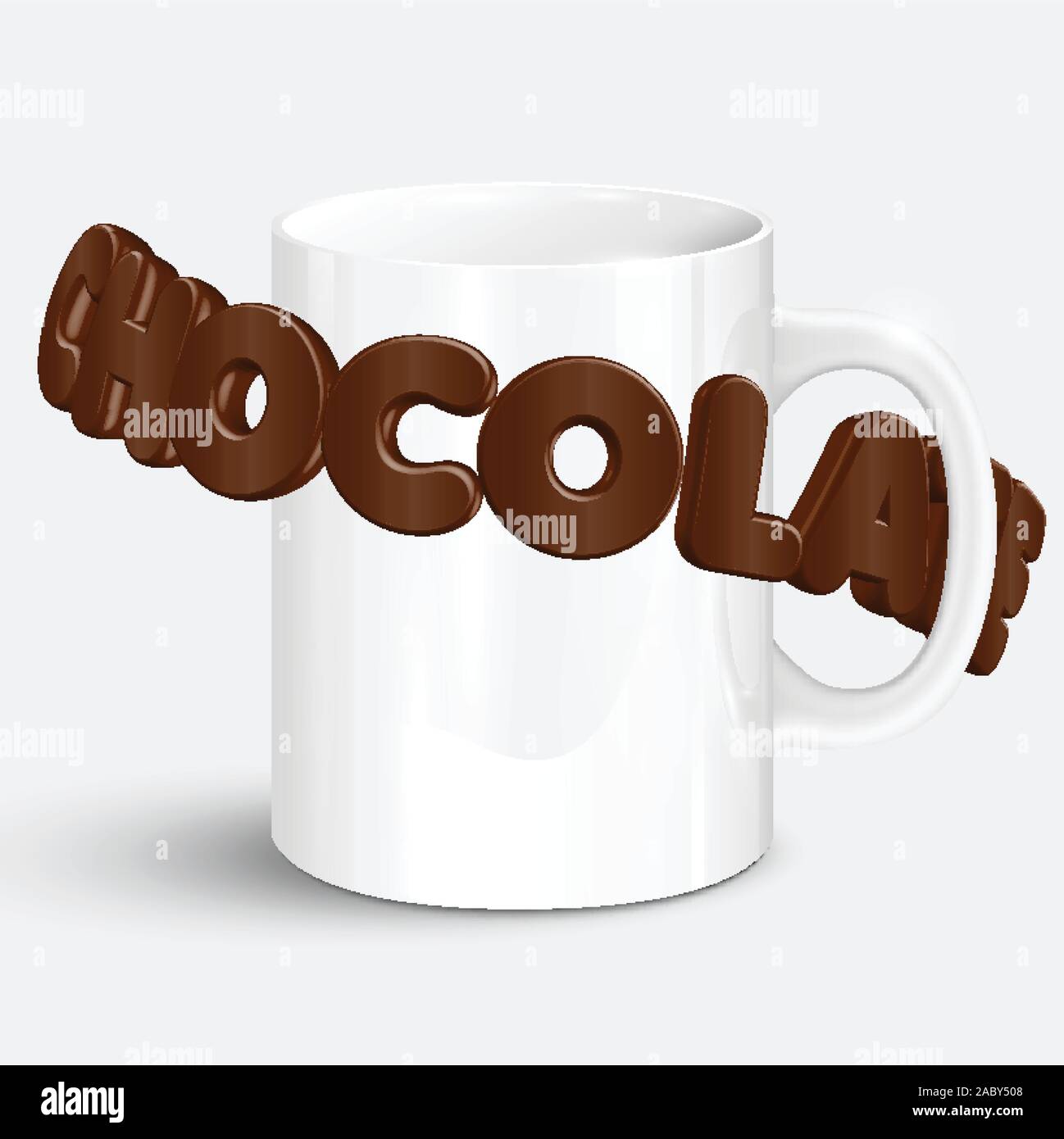 Cocoa chocolate cookies cookies Stock Vector Images - Alamy