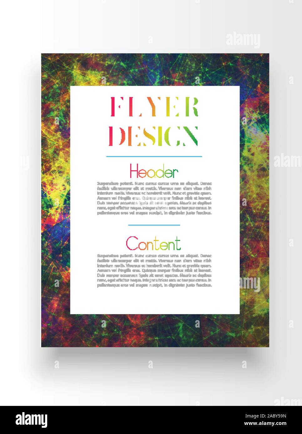 Colorful template/poster design, vector Stock Vector Image & Art - Alamy