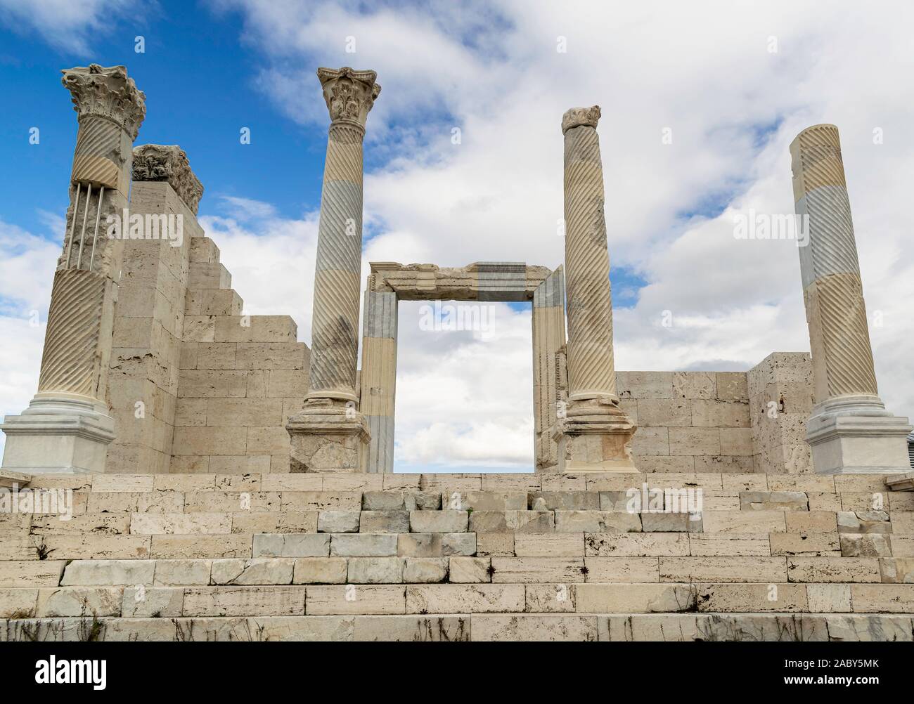 Temple in the ancient city of Laodikeia Stock Photo - Alamy