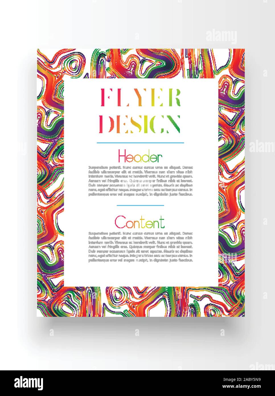 Colorful template/poster design, vector Stock Vector Image & Art - Alamy