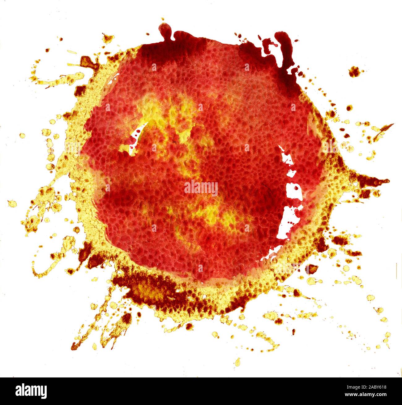 Gold paint circle hi-res stock photography and images - Alamy