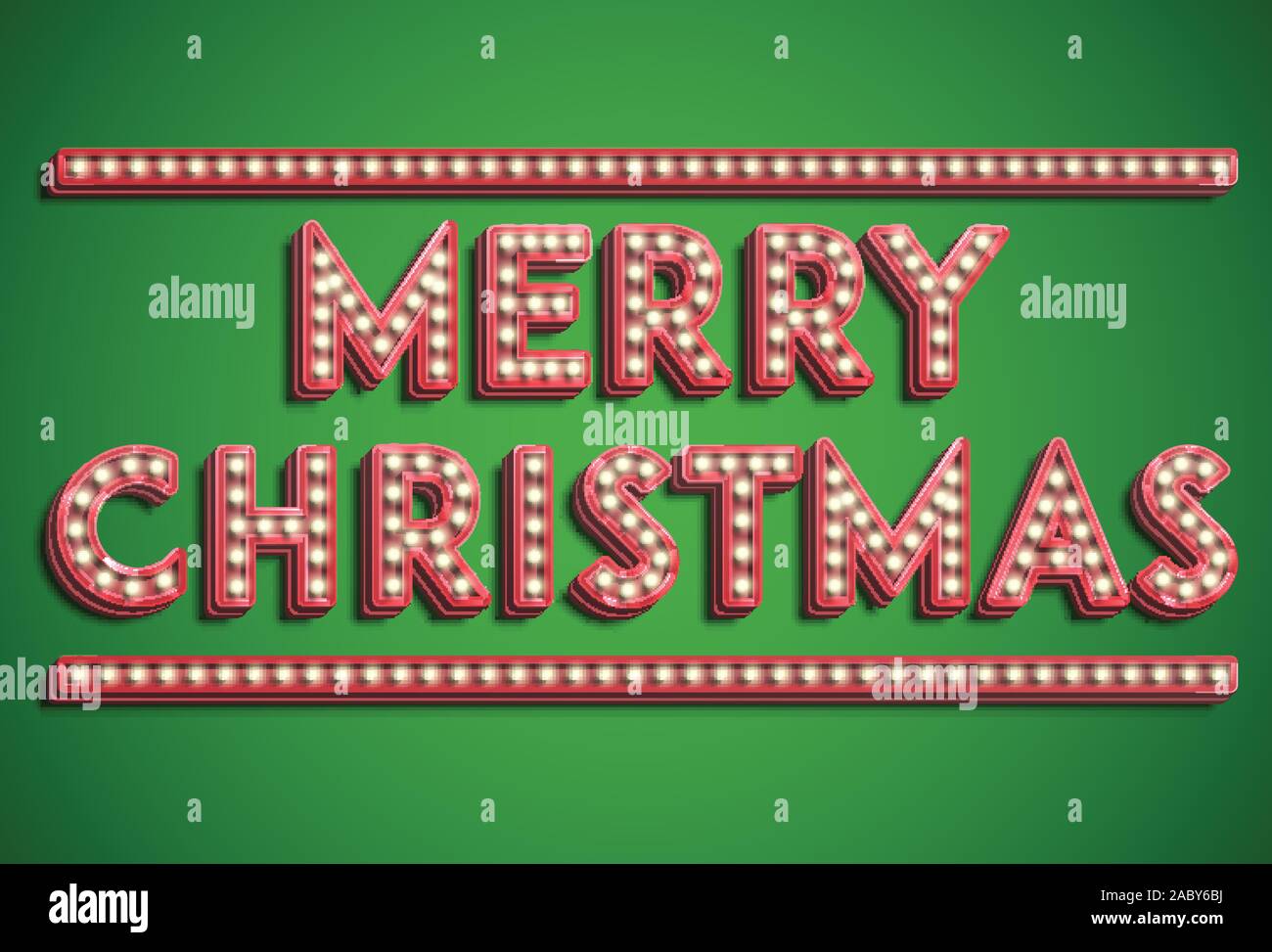 'Merry Christmas' font collection, vector Stock Vector Image & Art - Alamy