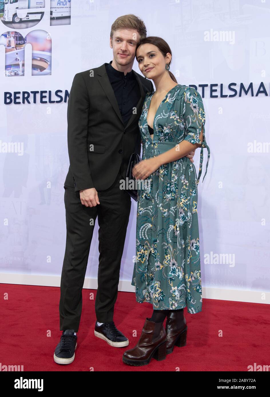 Actor Timur BARTELS with girlfriend Michelle MATH Red carpet for the ...