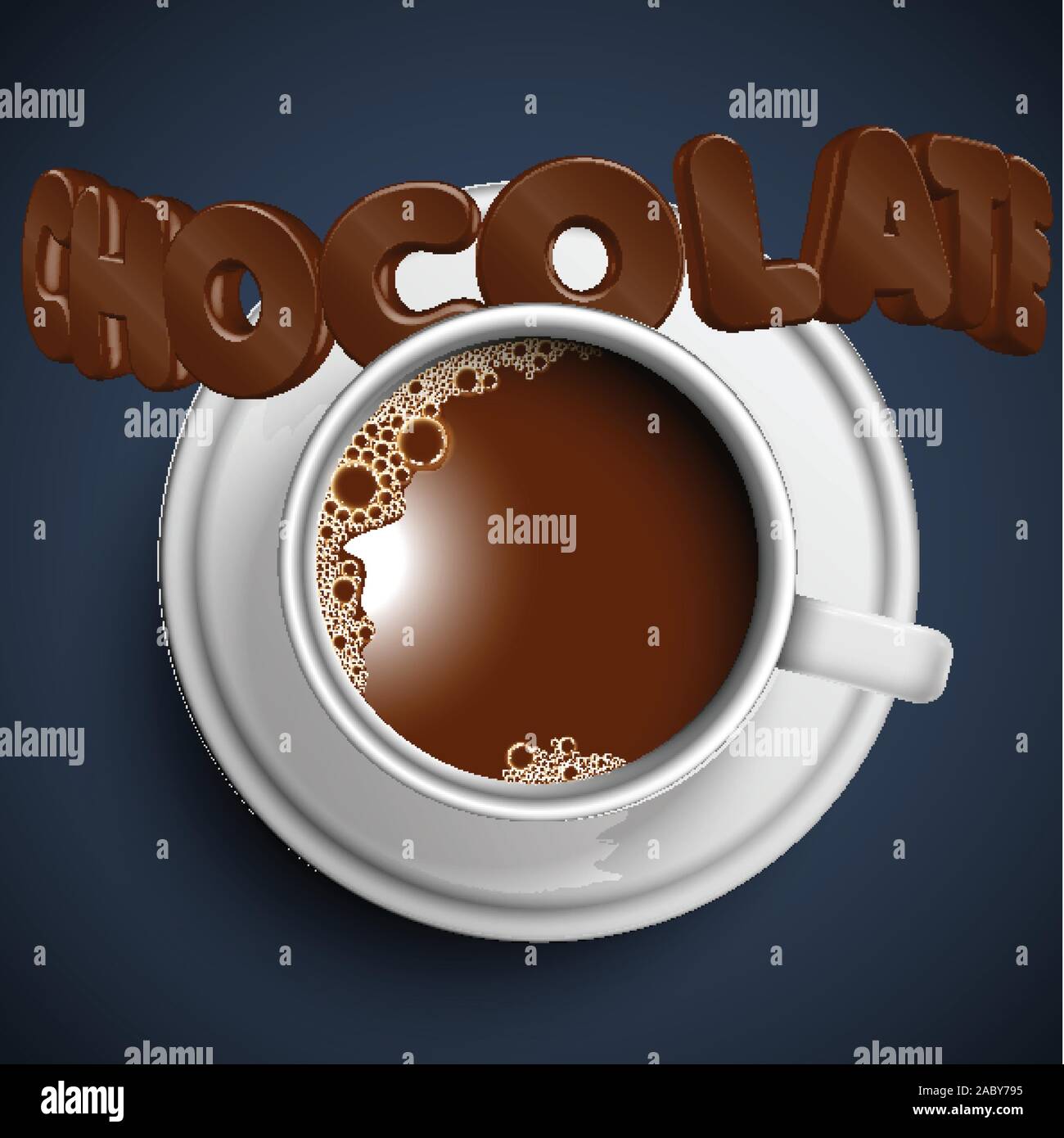 Cocoa chocolate cookies cookies Stock Vector Images - Alamy