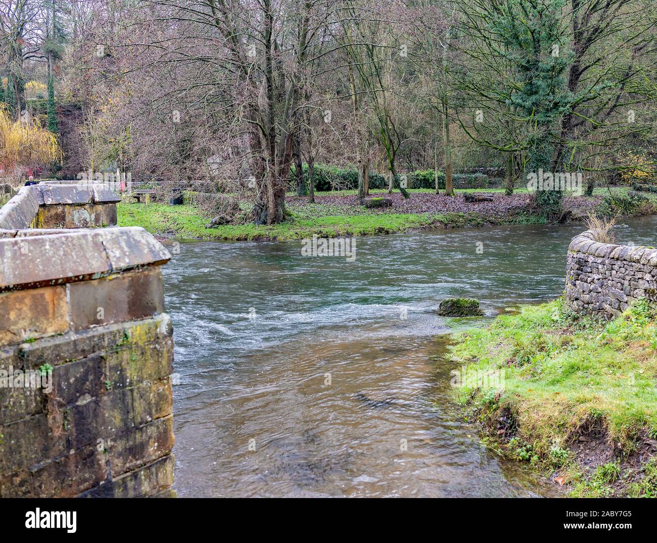 River wye burst its banks hi-res stock photography and images - Alamy