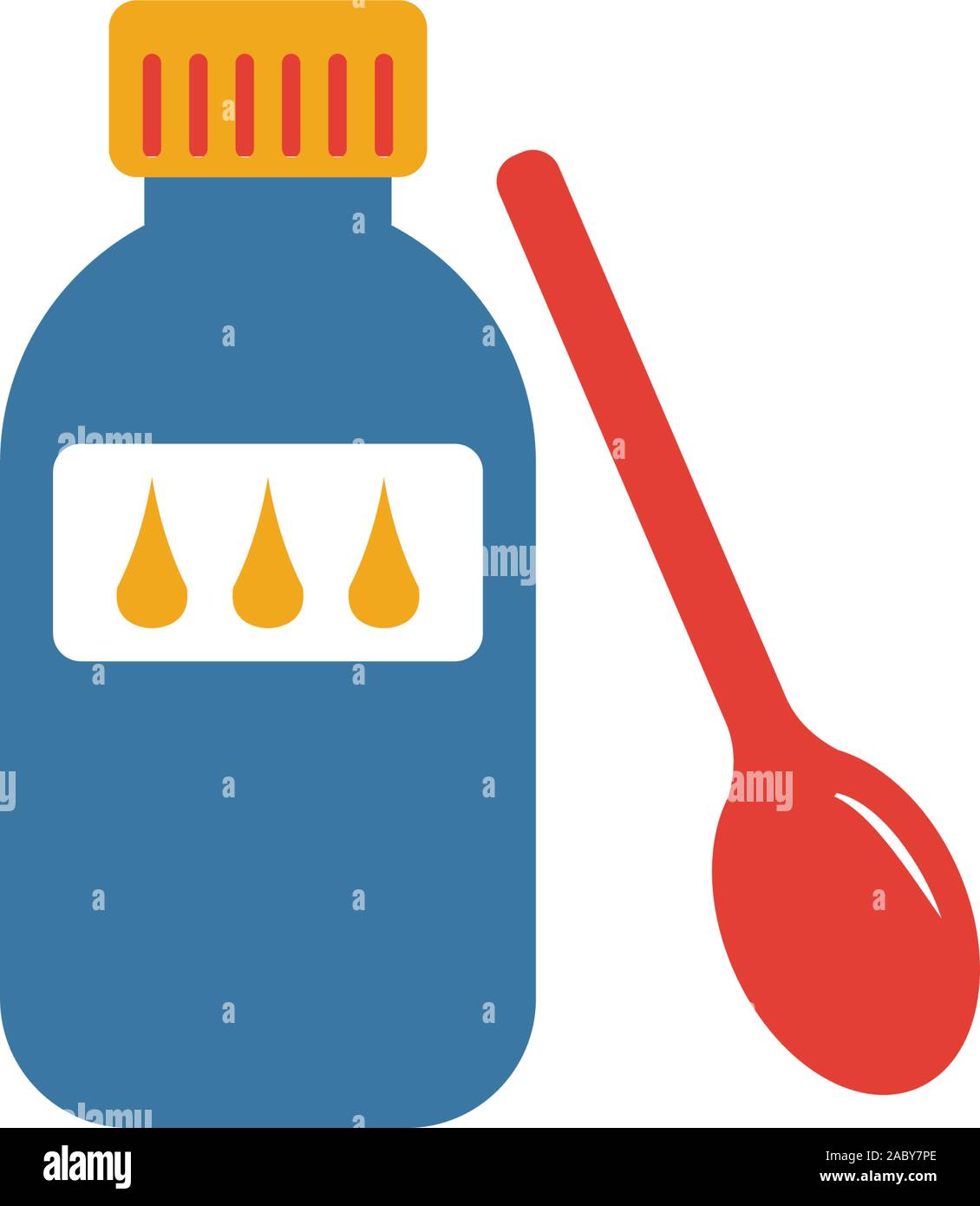 Mixture flat icon. Colored simple element from medicine collection for infographics, web design ...