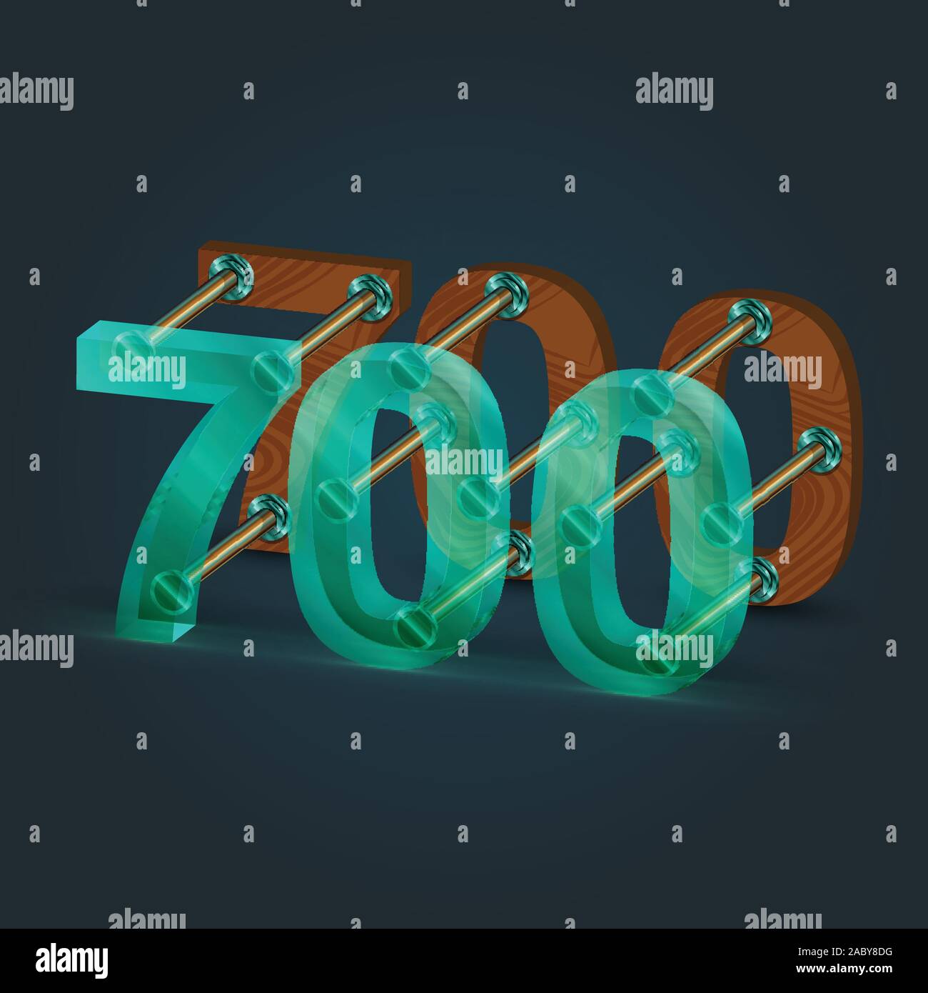 Number 700 Stock Vector Images - Alamy