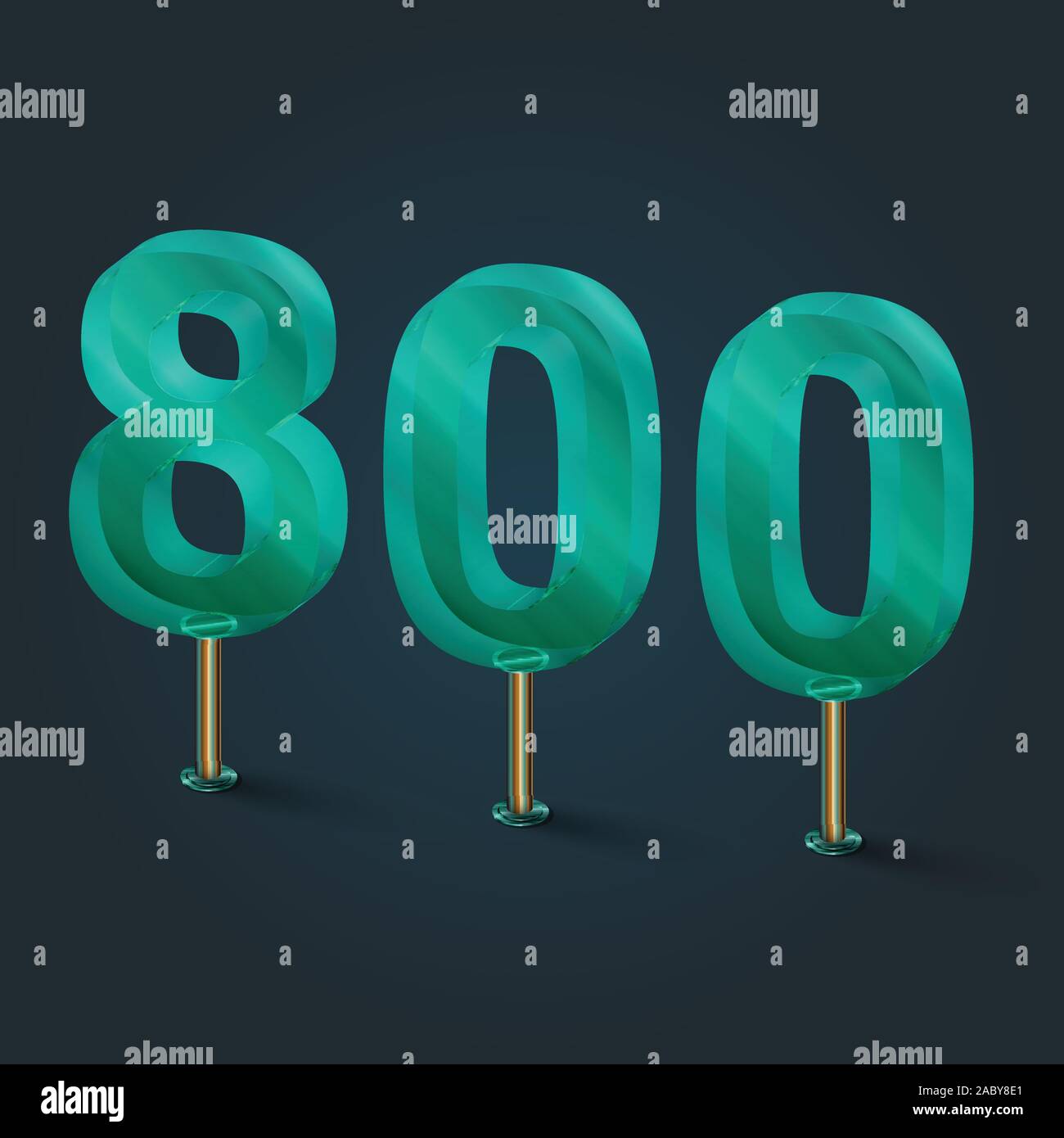 Number 800 Stock Vector Images - Alamy