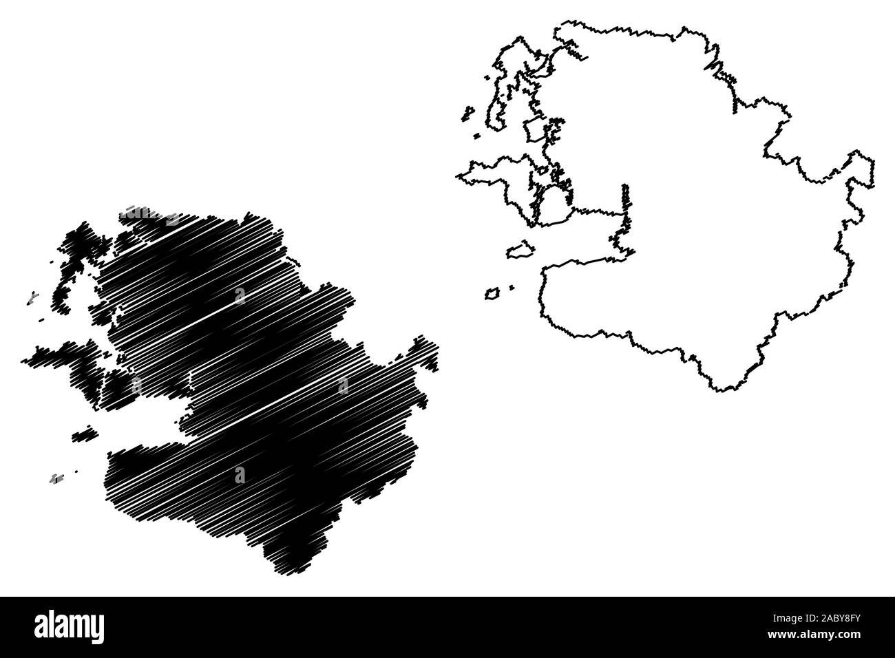 Mayo County Council (Republic of Ireland, Counties of Ireland) map ...