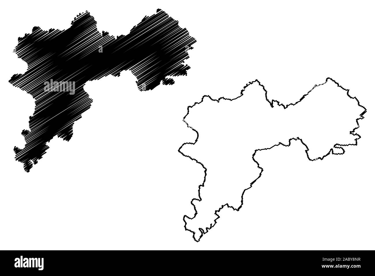 Offaly County Council (Republic of Ireland, Counties of Ireland) map ...