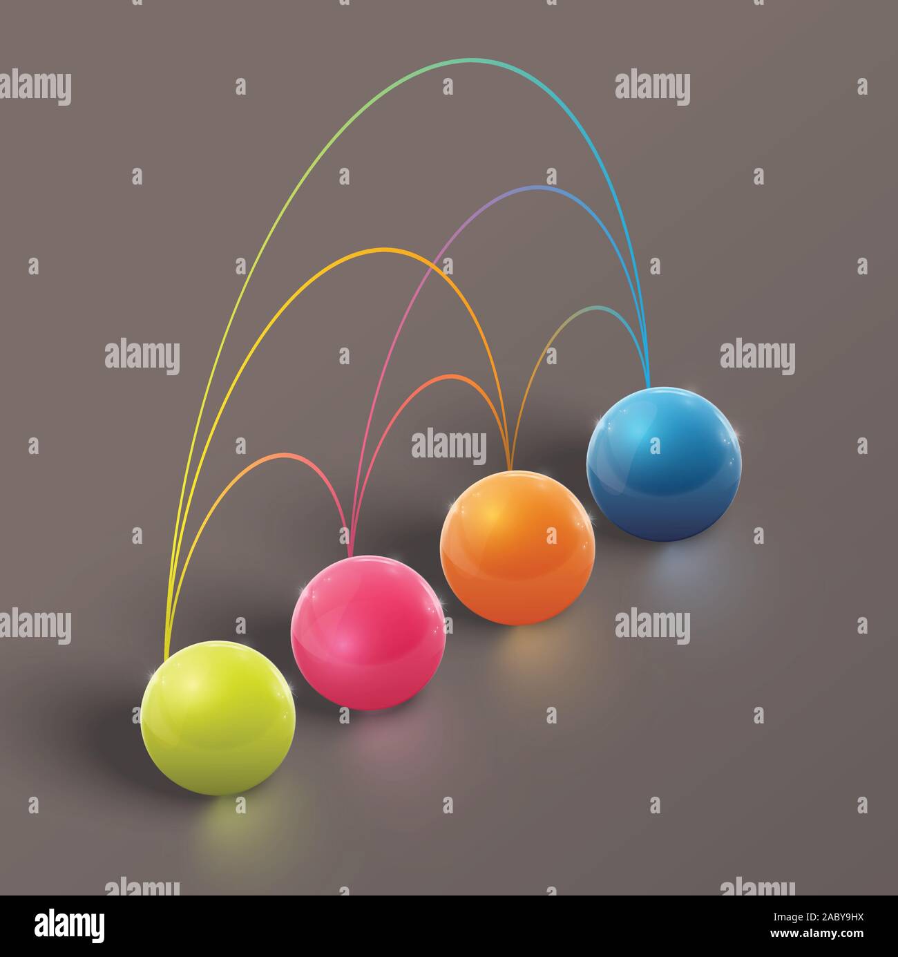 Flat spheres Stock Vector Images - Alamy