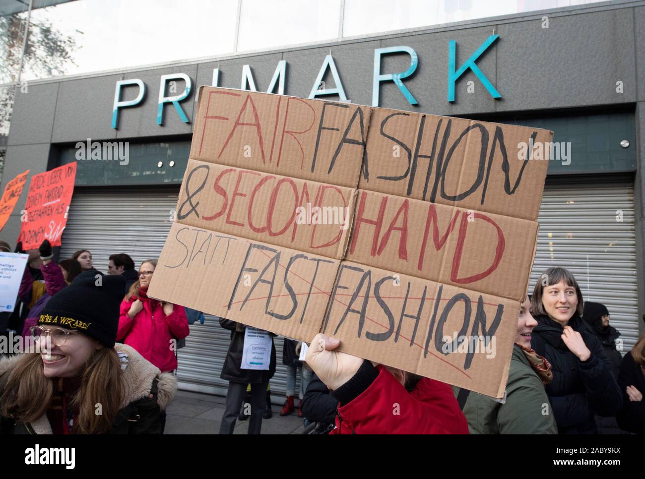 Fast fashion protest hi-res stock photography and images - Alamy