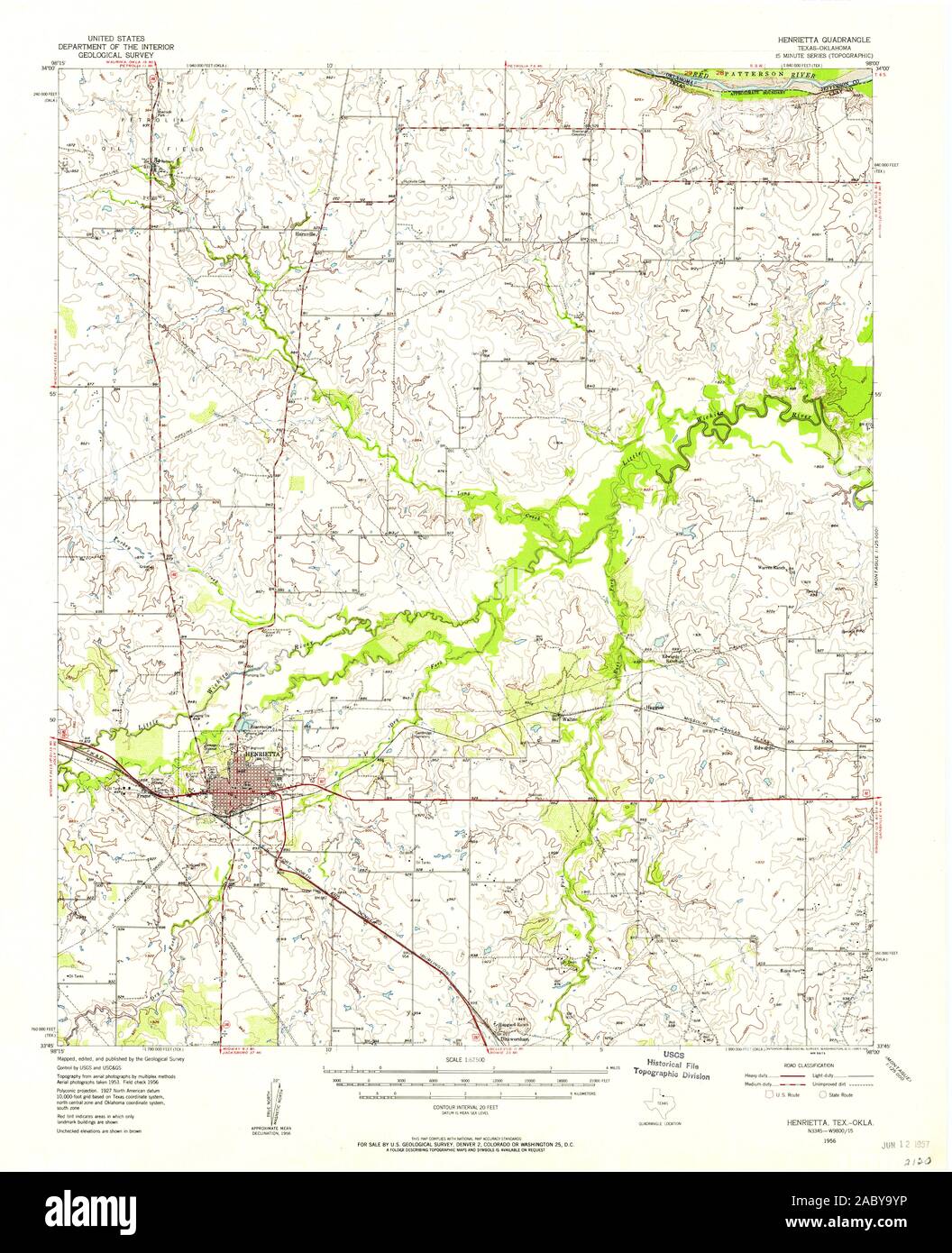 Henrietta map hi-res stock photography and images - Alamy