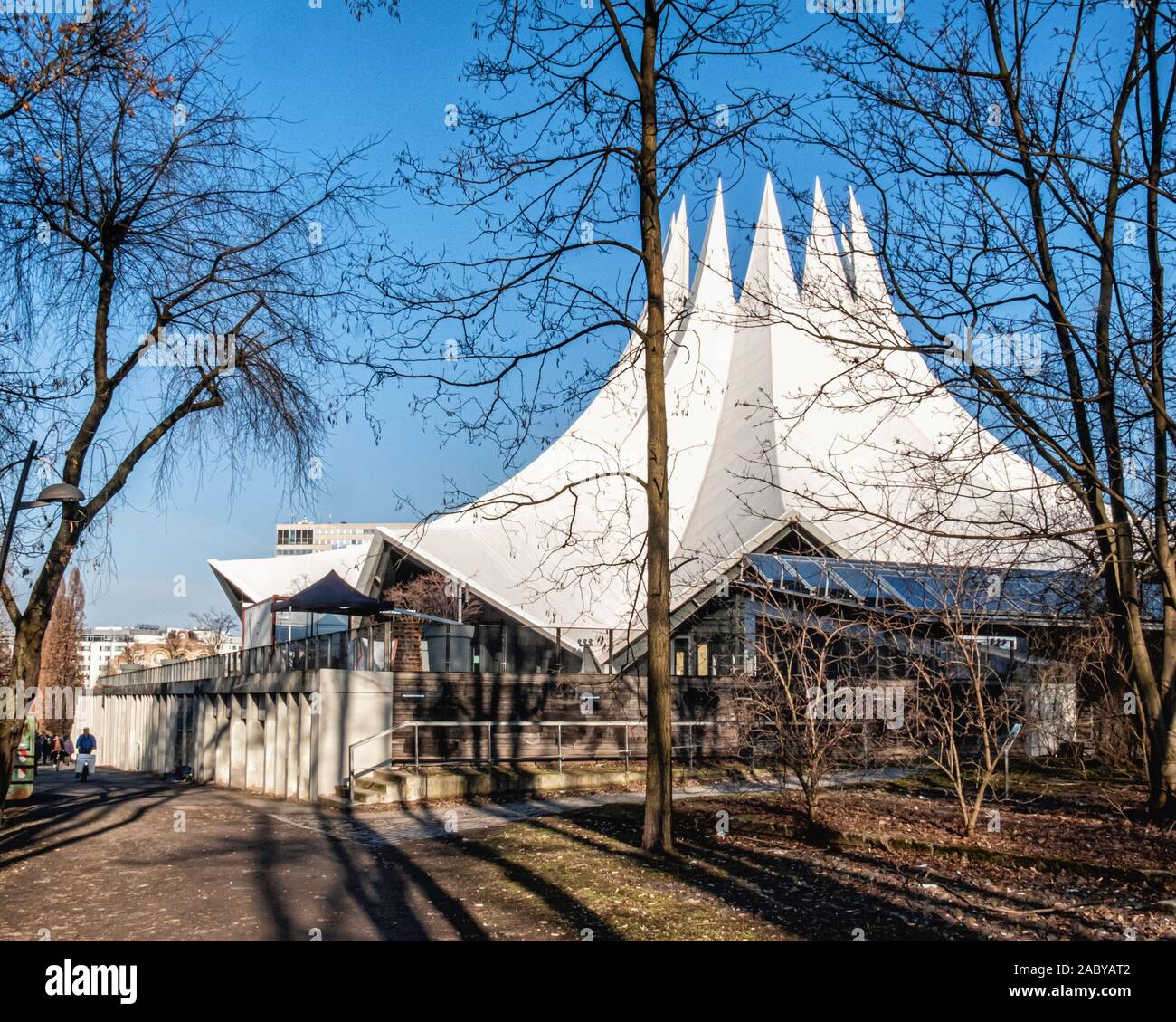 Berlin-Kreuzberg. The Tempodrom multi-purpose event venue houses 2 ...