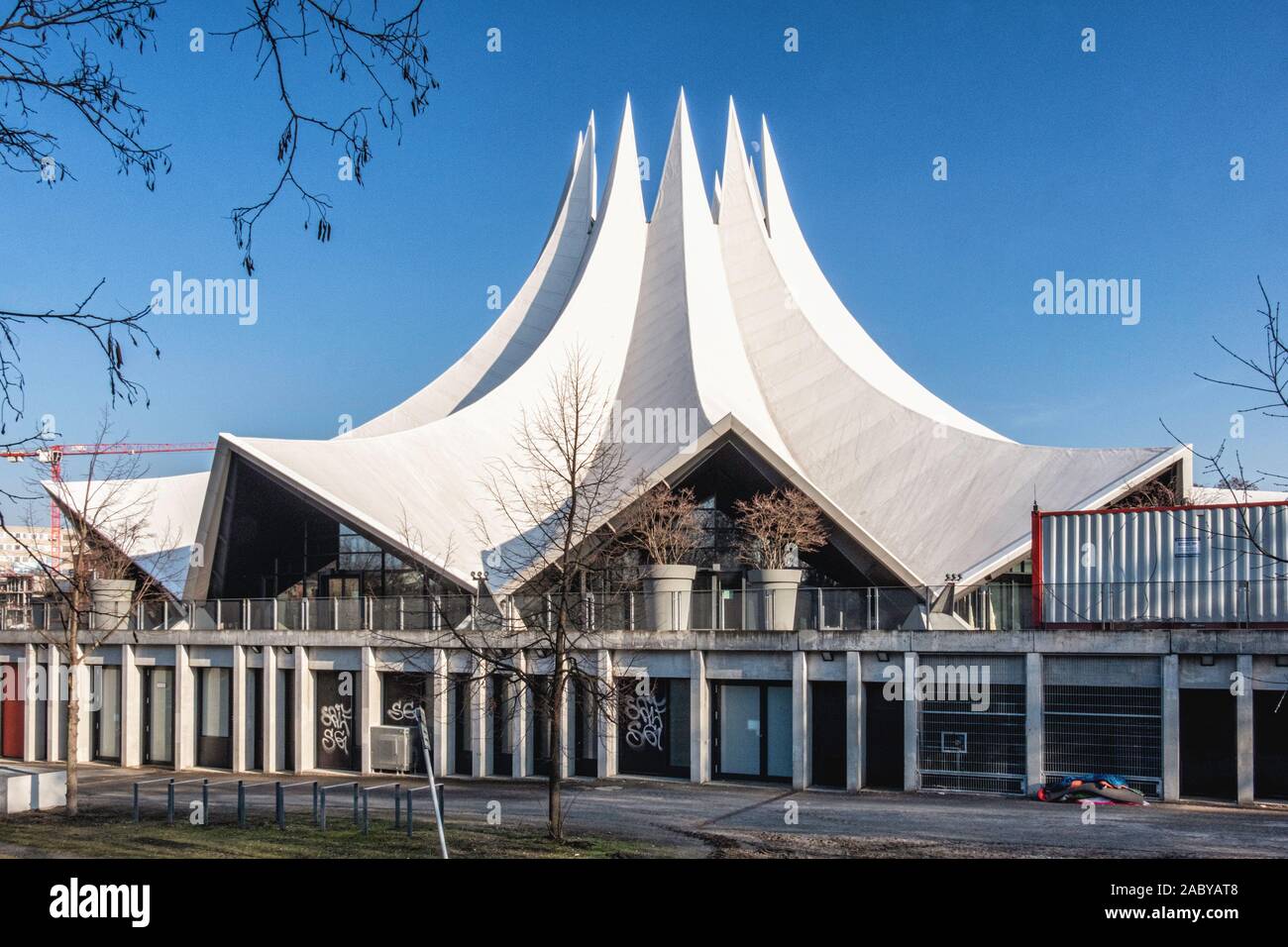 Berlin-Kreuzberg. The Tempodrom multi-purpose event venue houses 2 ...