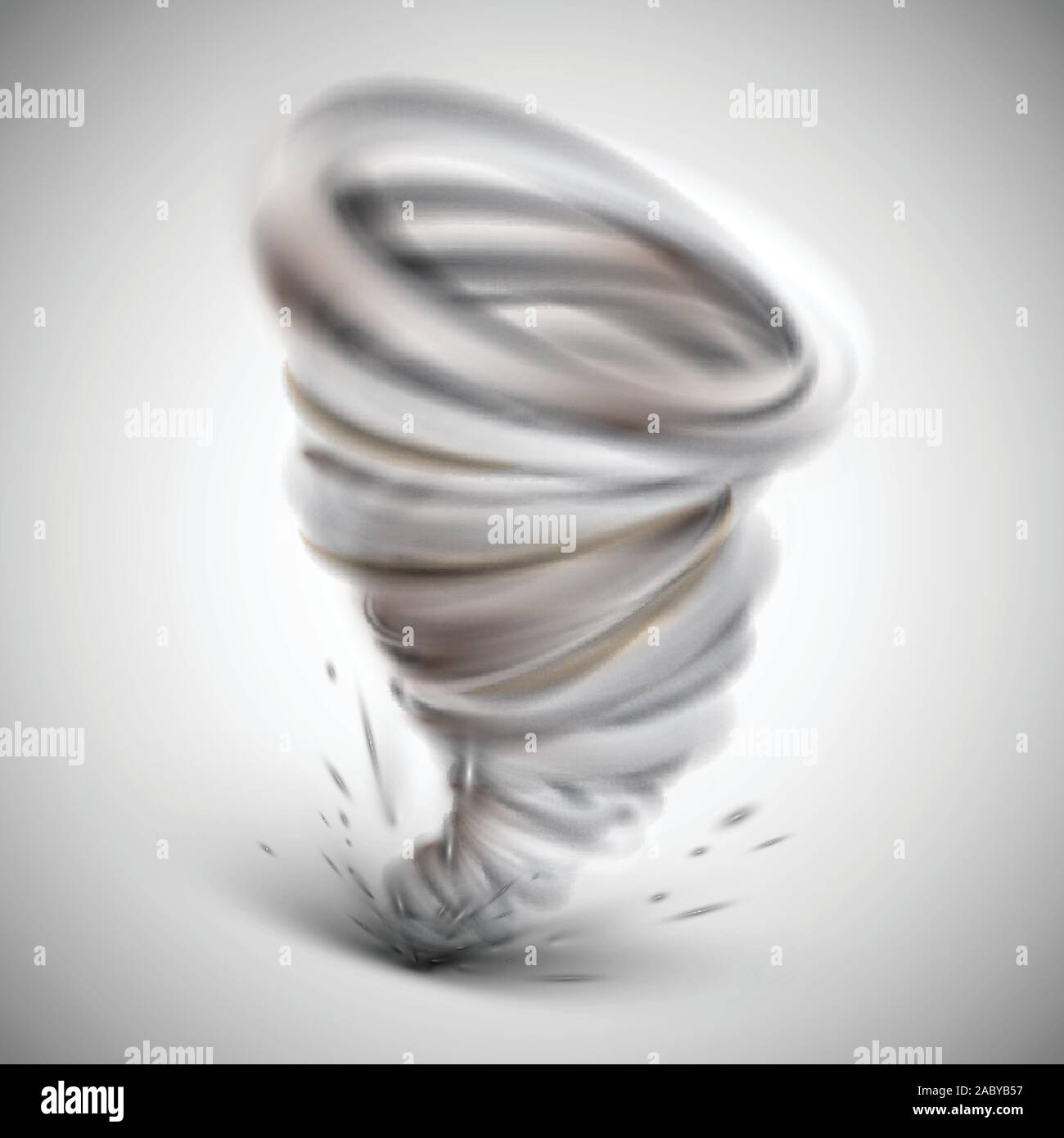 Realistic illustration of a hurricane, vector Stock Vector Image & Art ...