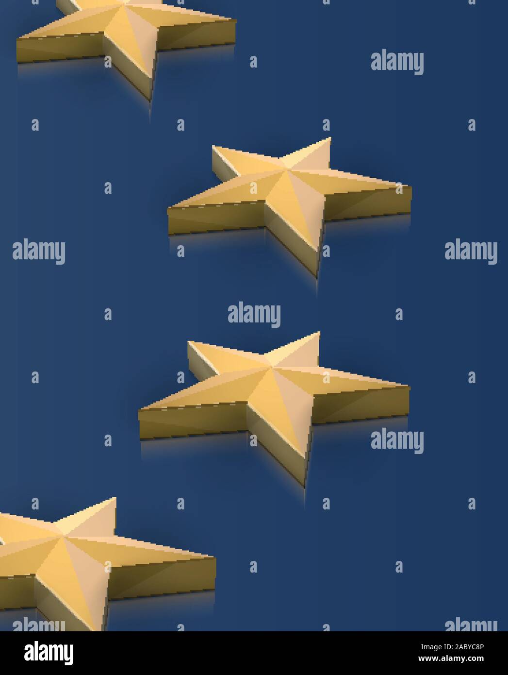 European Union flag stars in 3D, vector Stock Vector Image & Art - Alamy