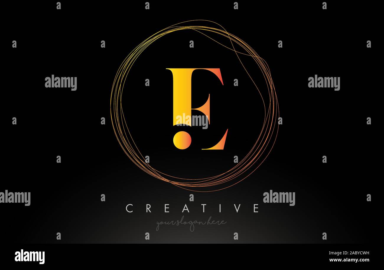Circular letter e hi-res stock photography and images - Alamy