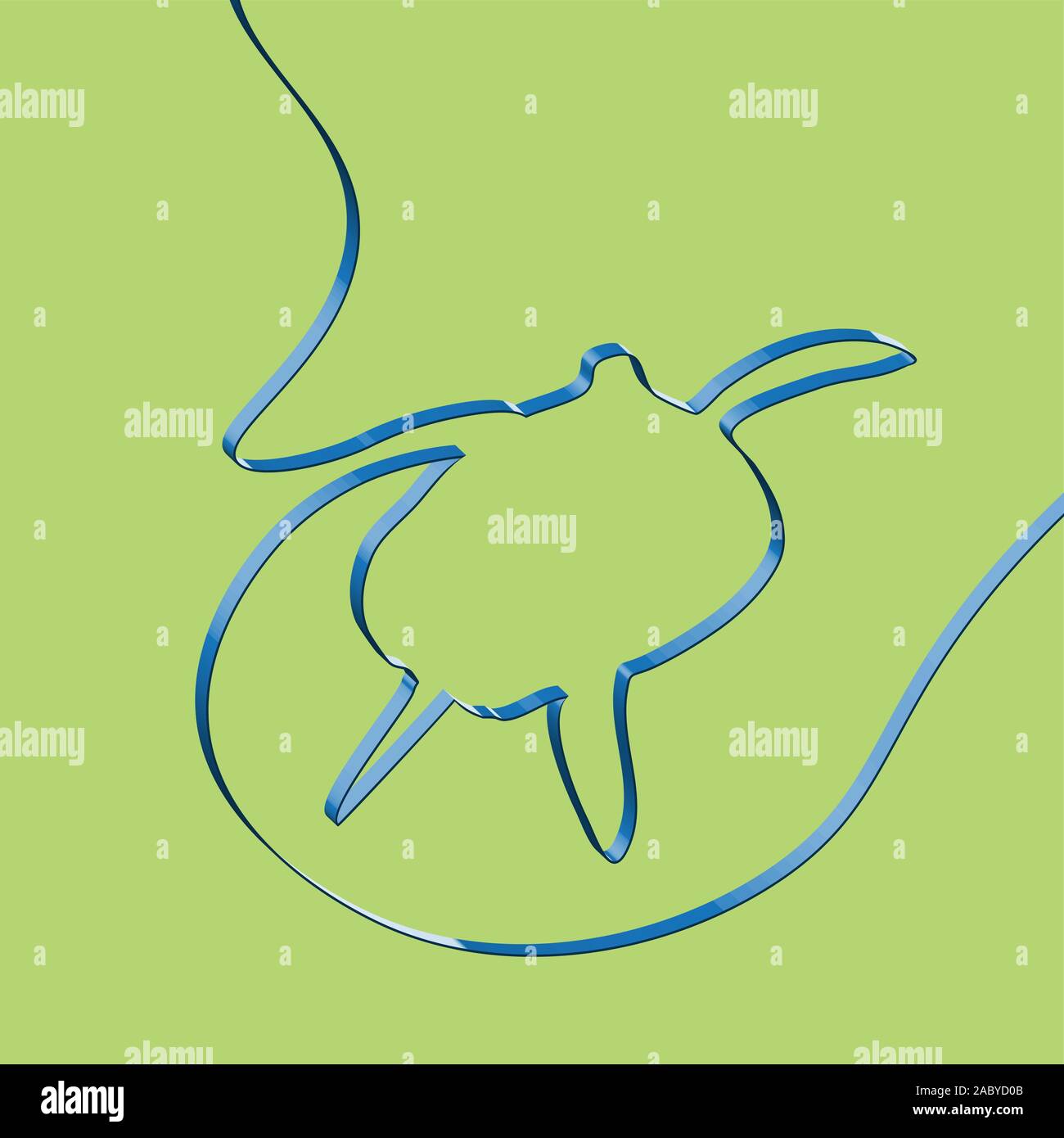 Illustration shapes ribbon on Stock Vector Images - Alamy