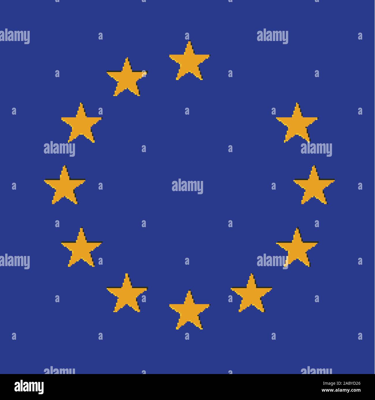 Missing star from the EU flag, vector Stock Vector Image & Art - Alamy
