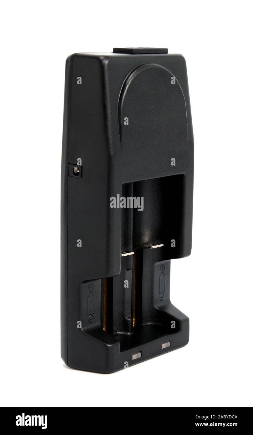 Multifunctional battery charger isolated on white background Stock ...