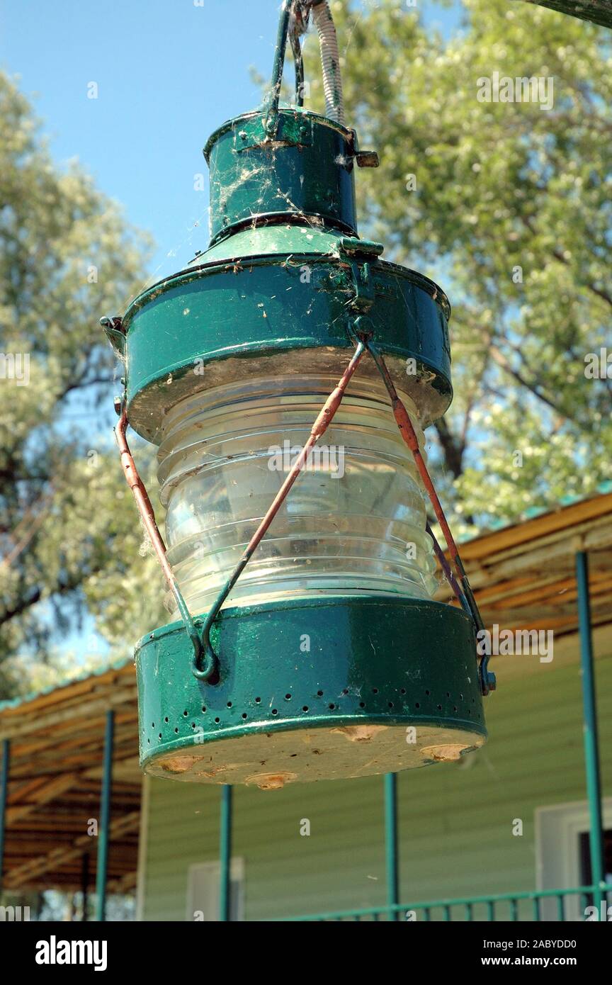 Old ship lantern Stock Photo - Alamy