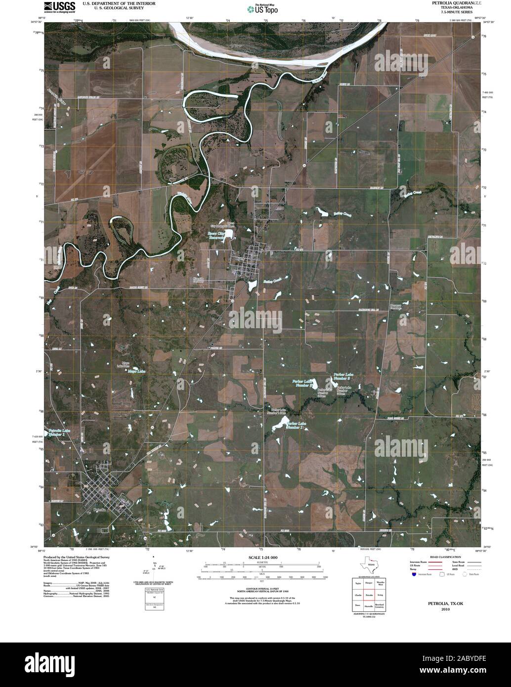 Petrolia map hi-res stock photography and images - Alamy