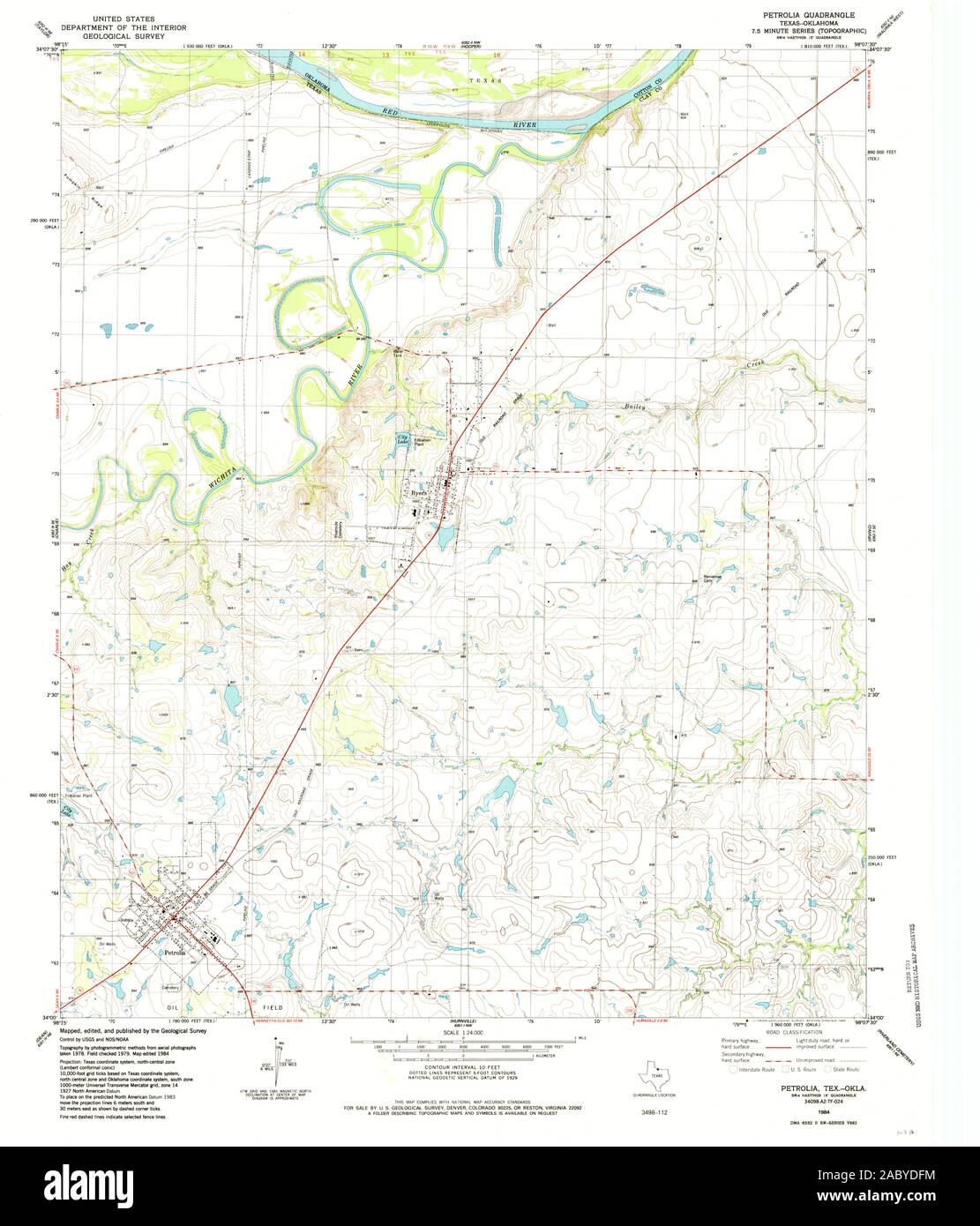 Petrolia map hi-res stock photography and images - Alamy