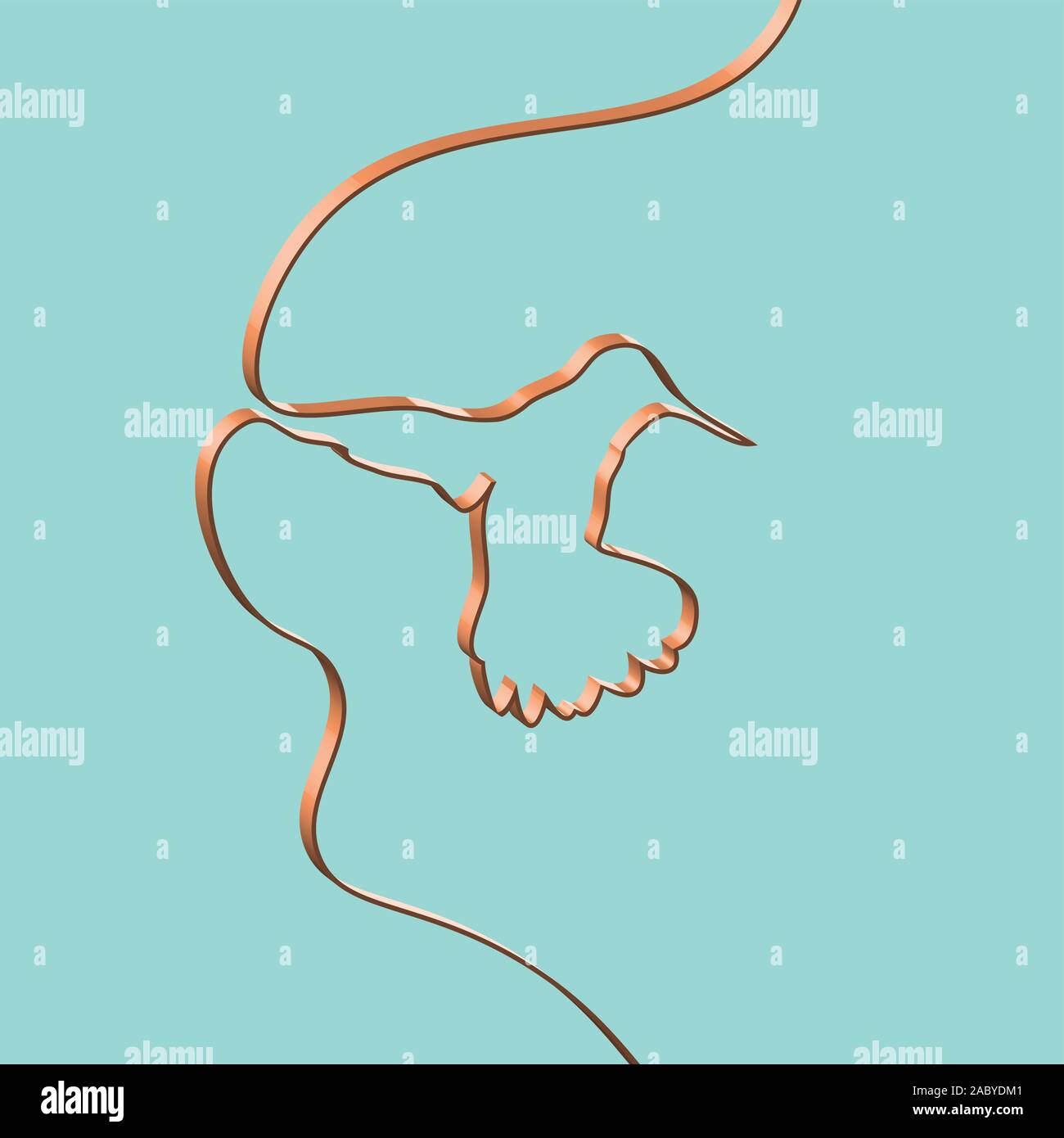 Illustration shapes ribbon on Stock Vector Images - Alamy