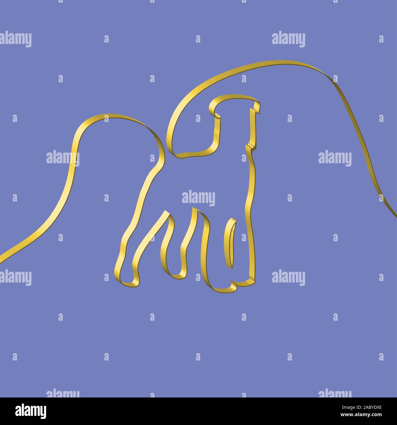 Illustration shapes ribbon on Stock Vector Images - Alamy