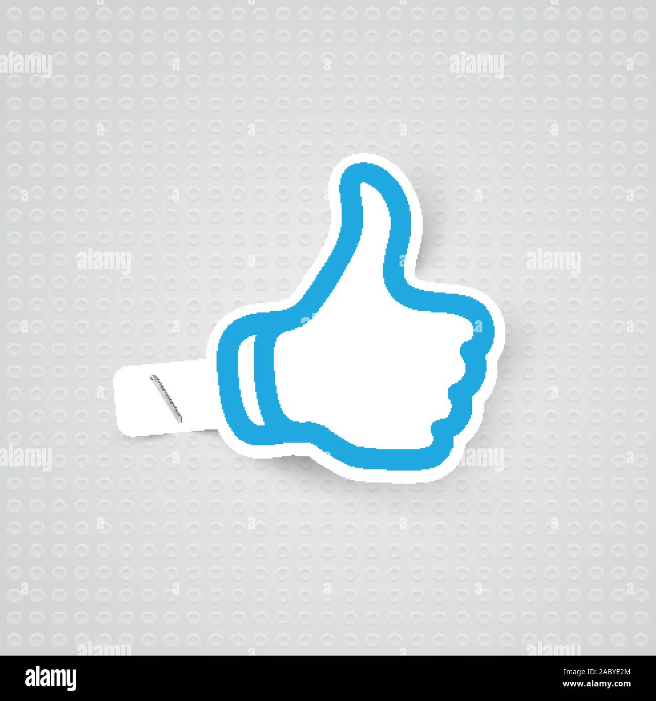 Hand gesture made by paper hand hi-res stock photography and images - Alamy