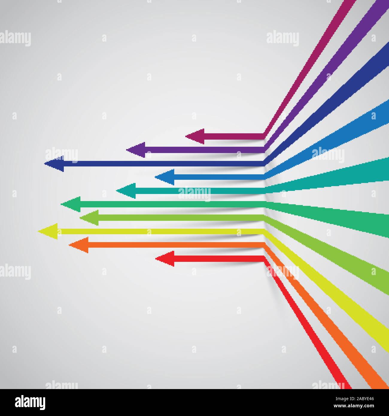 Colorful arrows Stock Vector Images - Alamy