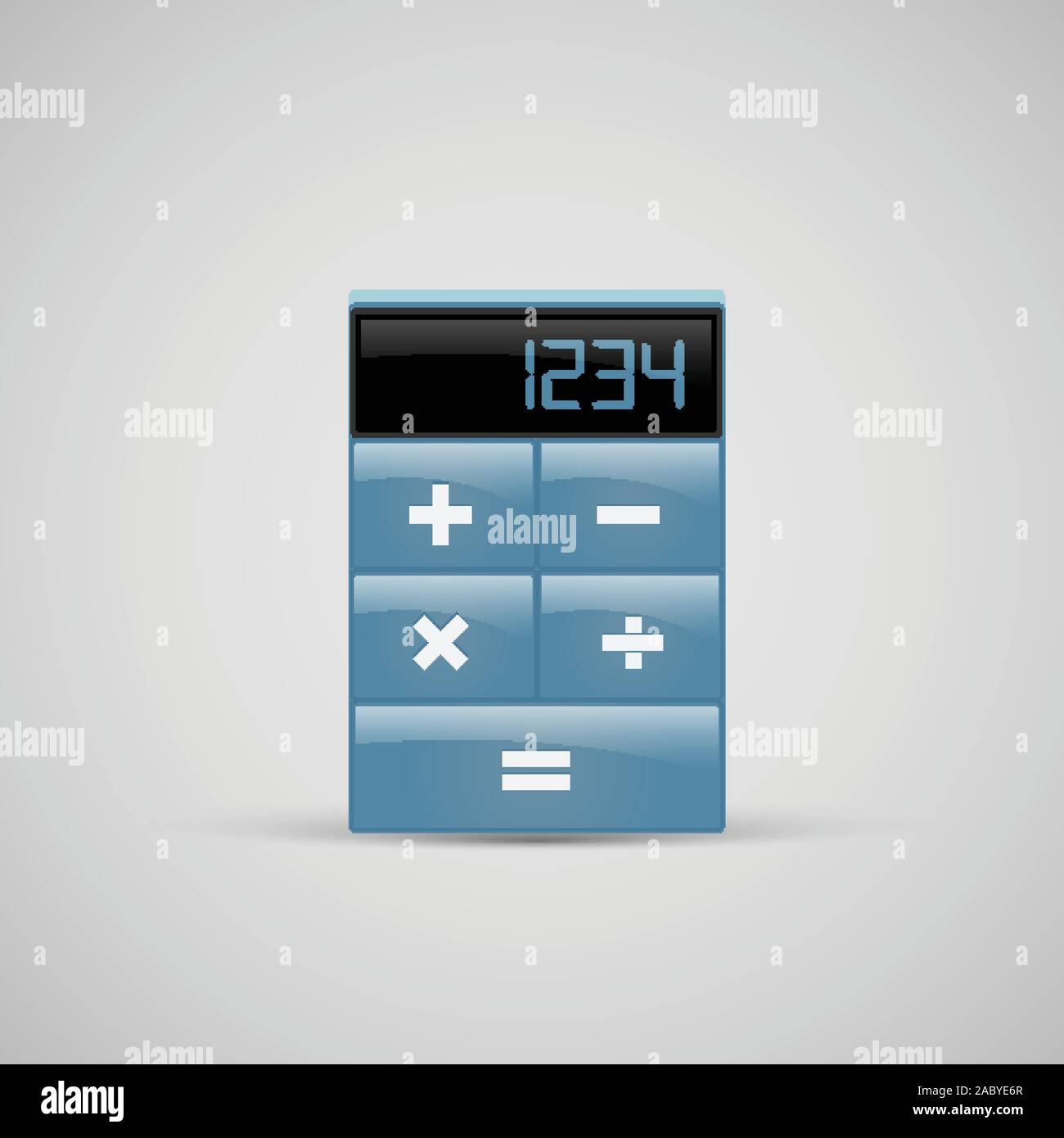 A realistic calculator icon, vector Stock Vector Image & Art - Alamy
